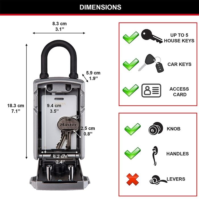 Master Lock Bluetooth Portable Key Safe - Bunnings Australia