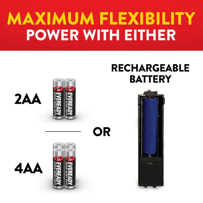 Eveready Dolphin Hybrid Rechargeable Floating LED Flashlight 225 Lumen ...