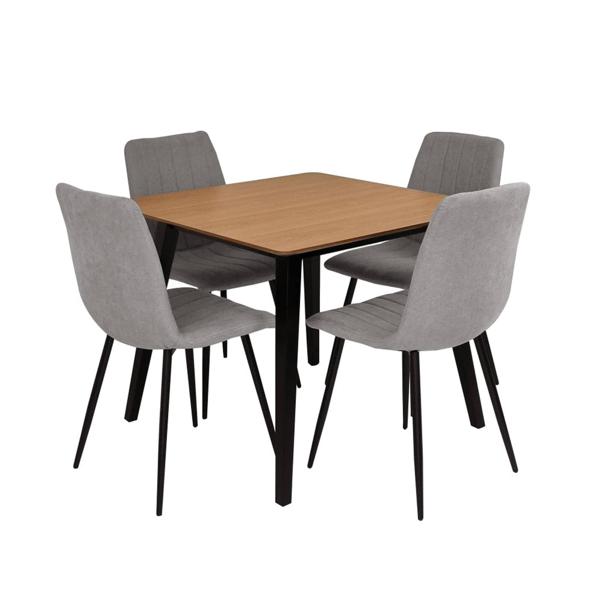 Kanaka Dining Set W/ Square Dining Table & Set Of 4 Molly Dining Chair ...