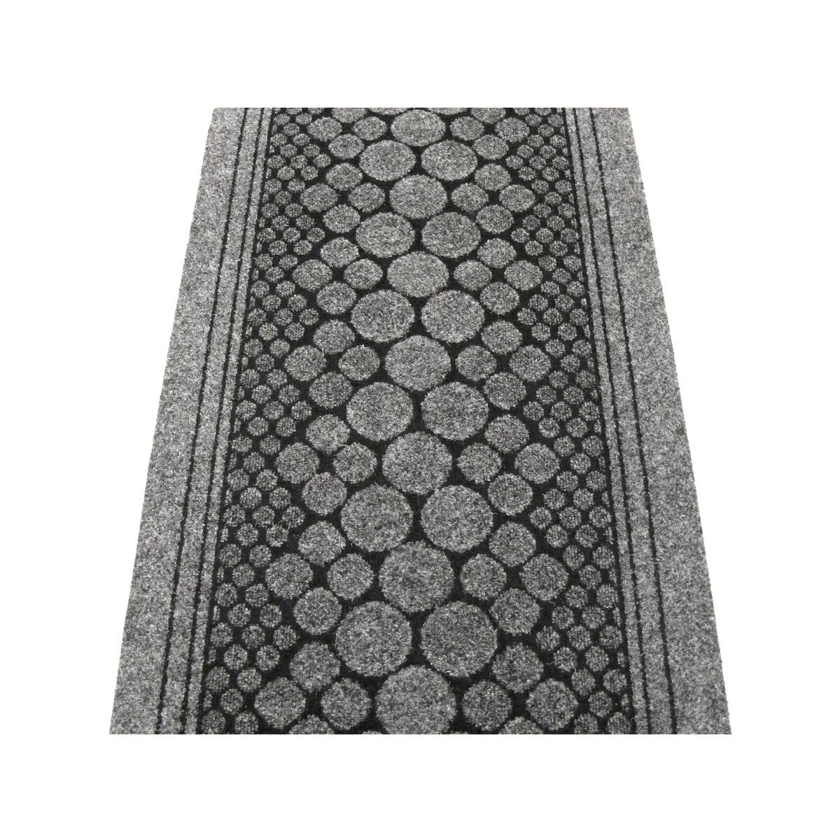 Ideal DIY 67cm Grey Circles Liverpool Carpet Runner - Bunnings Australia