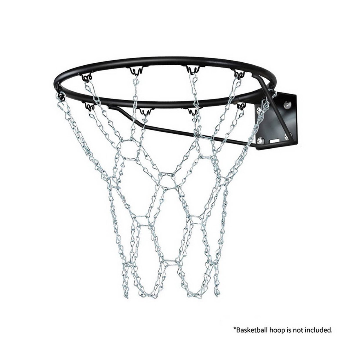 Everfit Basketball Ring Metal Braided Chain Net 12 Loop - Bunnings ...