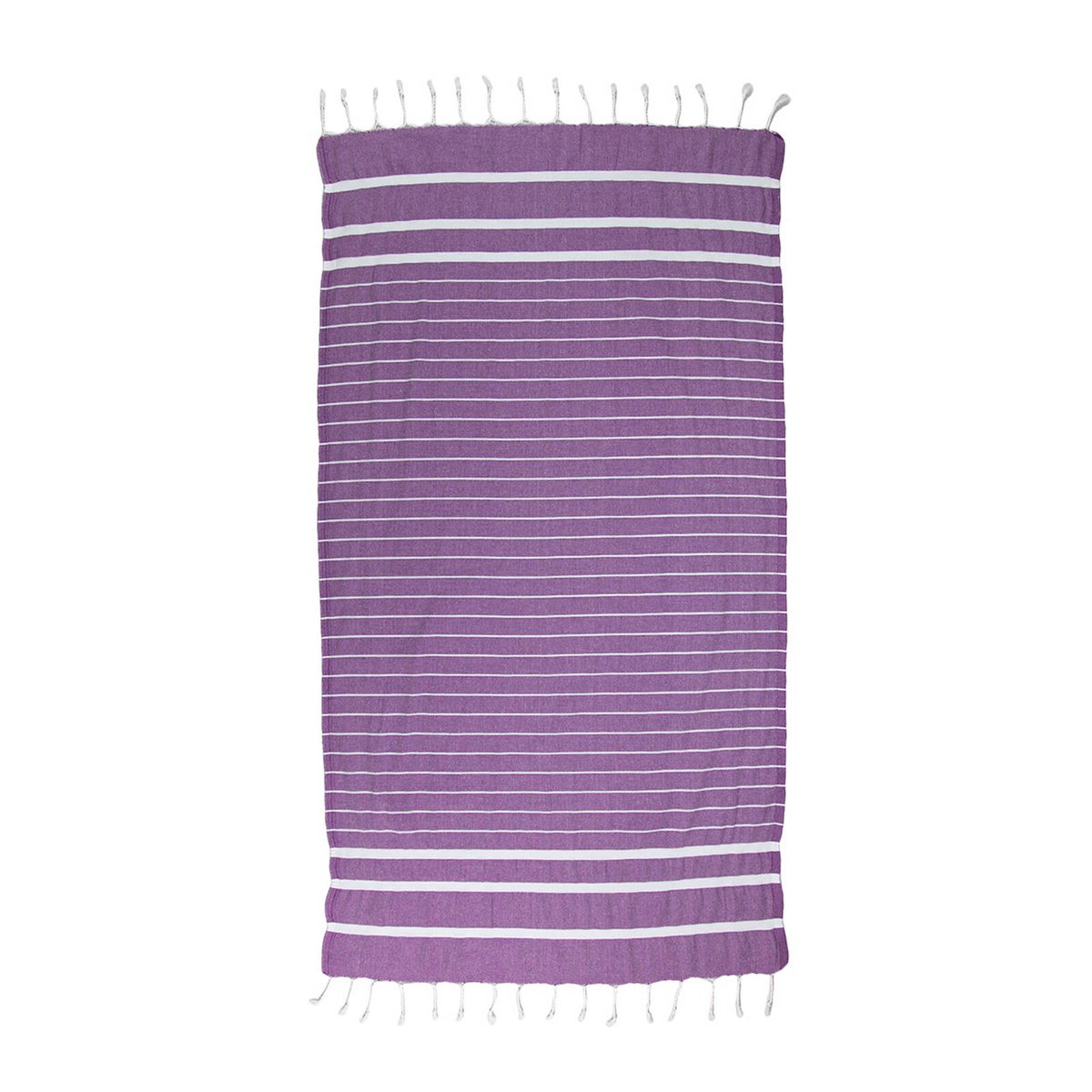 Dark Purple Thin Turkish Beach Towel - 100cm x 160cm - Bunnings Australia