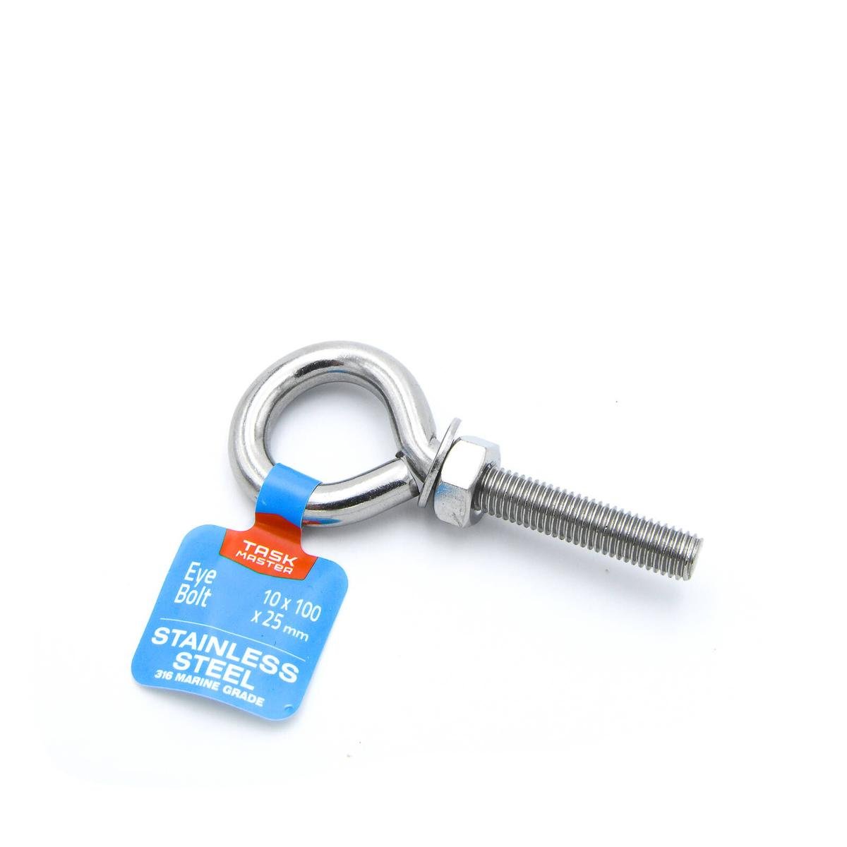 Taskmaster 10 x 100 x 25mm 316 Stainless Steel Eye Bolt - Bunnings New ...