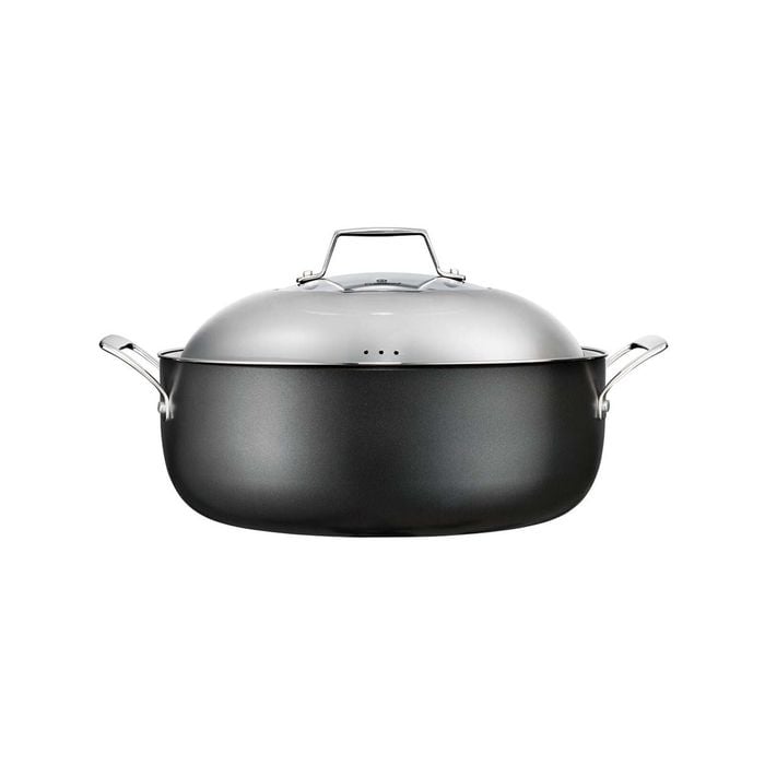 Cuisine::pro Diamond 9 Hard Anodised Round Roaster with Lid 32cm ...
