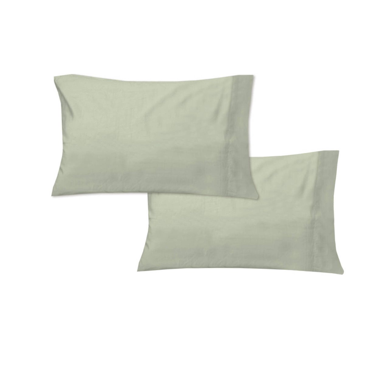 600TC Pair of Solid Color Standard Pillowcases Sage - Bunnings Australia