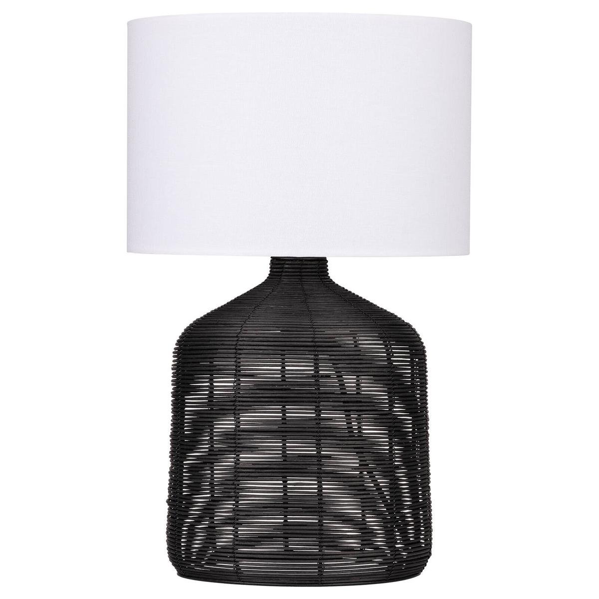 Mercator Black Rattan Table Lamp - Bunnings New Zealand