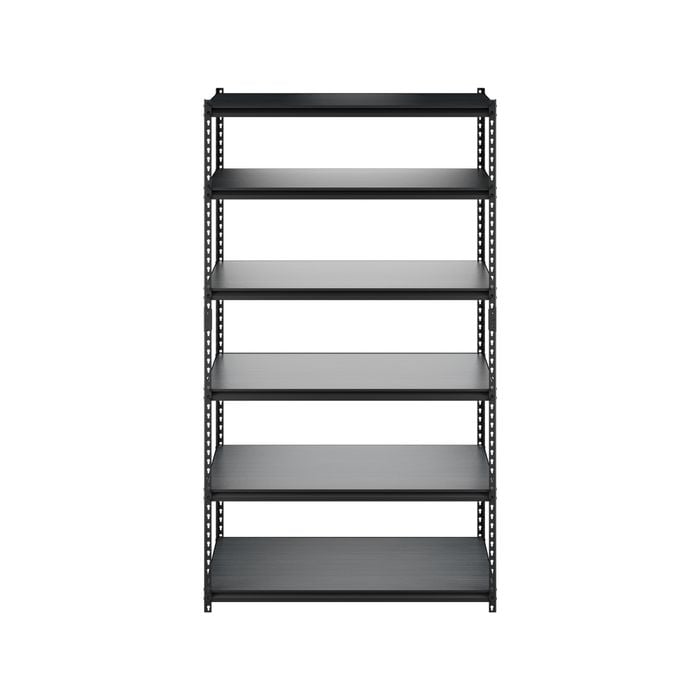 Craftright Black And Grey Oak 6 Tier Reversible Shelf Storage Unit ...