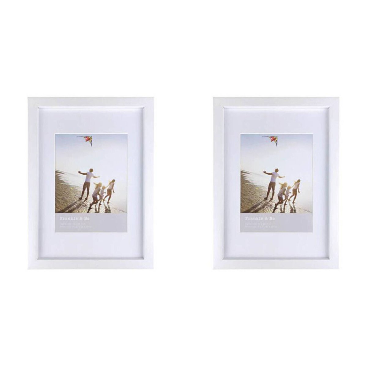 2PK Frankie & Me Wooden Border 6x8'' Picture Frame Home/Office Photo ...