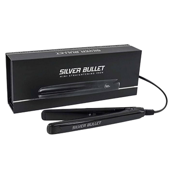 Silver Bullet Mini Hair Straightener Black Travel Size Straightening ...