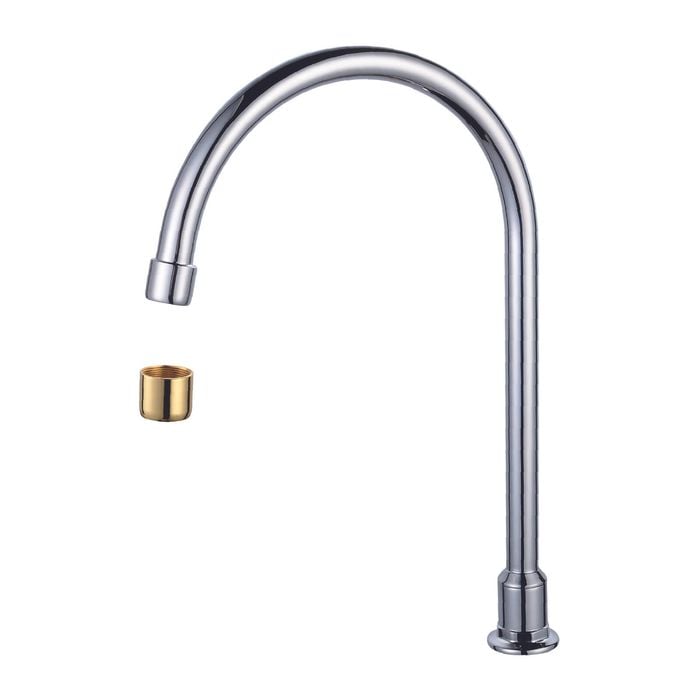 Shaw & Mason Large Chrome Swivel Spa Spout Hob - Bunnings Australia