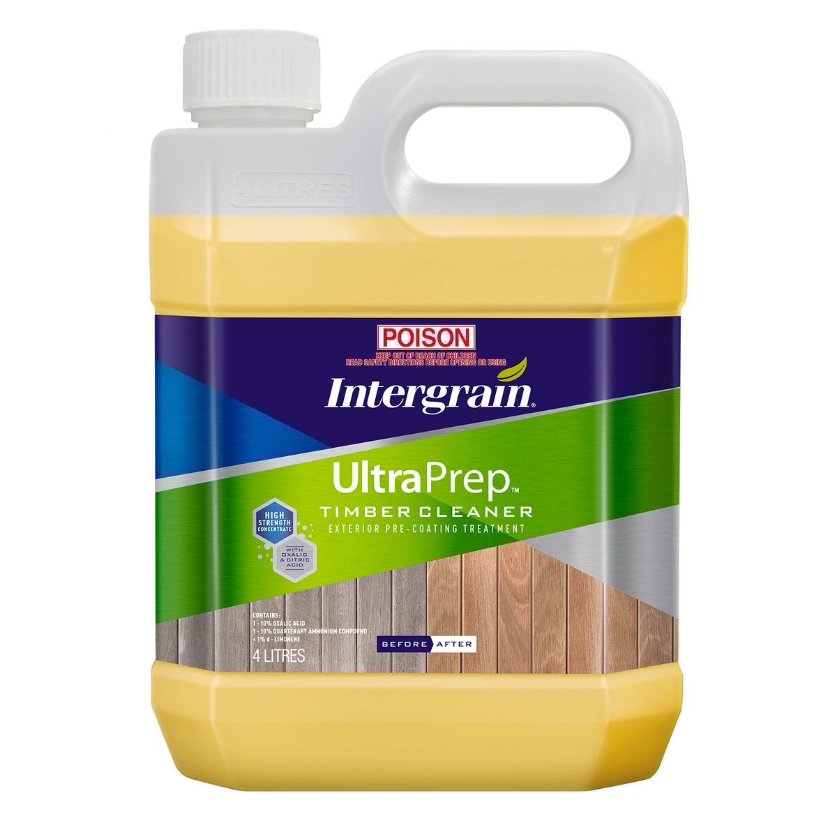 Intergrain 4L UltraPrep Timber Cleaner - Bunnings Australia