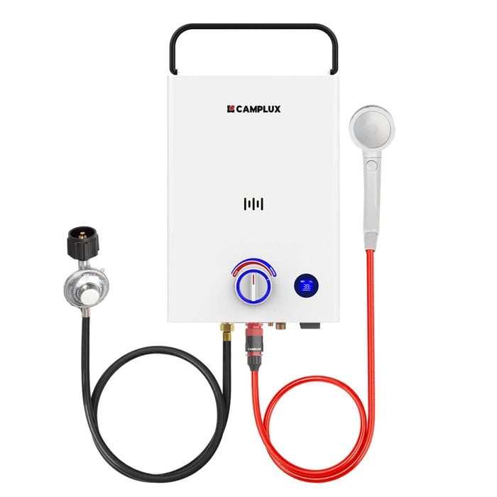 CAMPLUX F10 Portable Propane Gas Water Heater 10L Instant Hot Outdoor ...