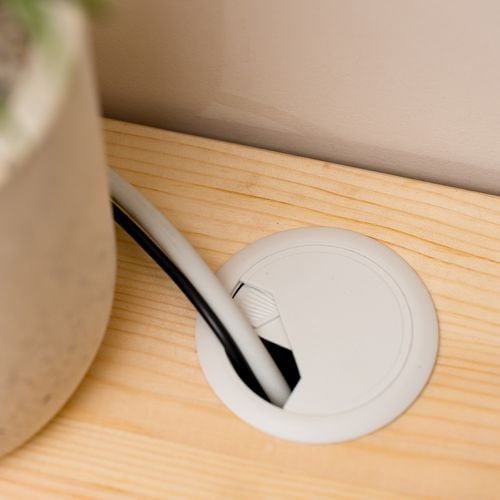 Taskmaster 60mm White Cable Duct - 2 Pack - Bunnings Australia