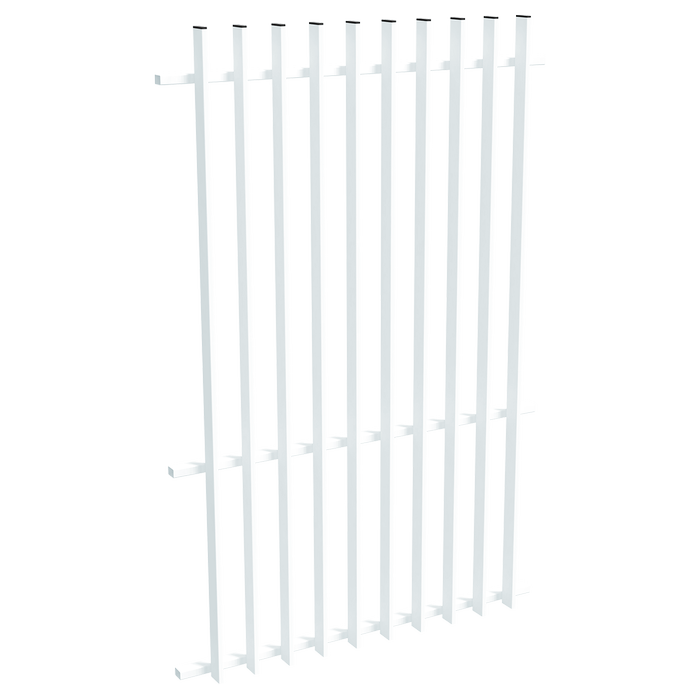ProtectorAl 350 - 1200W x 1800H Pearl White Aluminium Radiator Pool ...