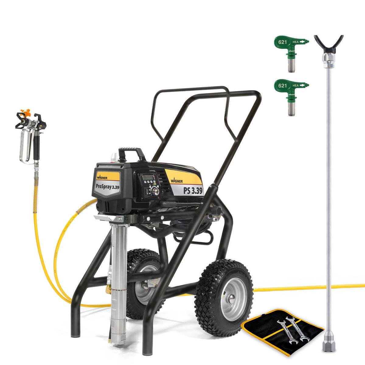 Wagner ProSpray 3.39 Paint Sprayer Highboy Plus - Includes 24" Spray ...