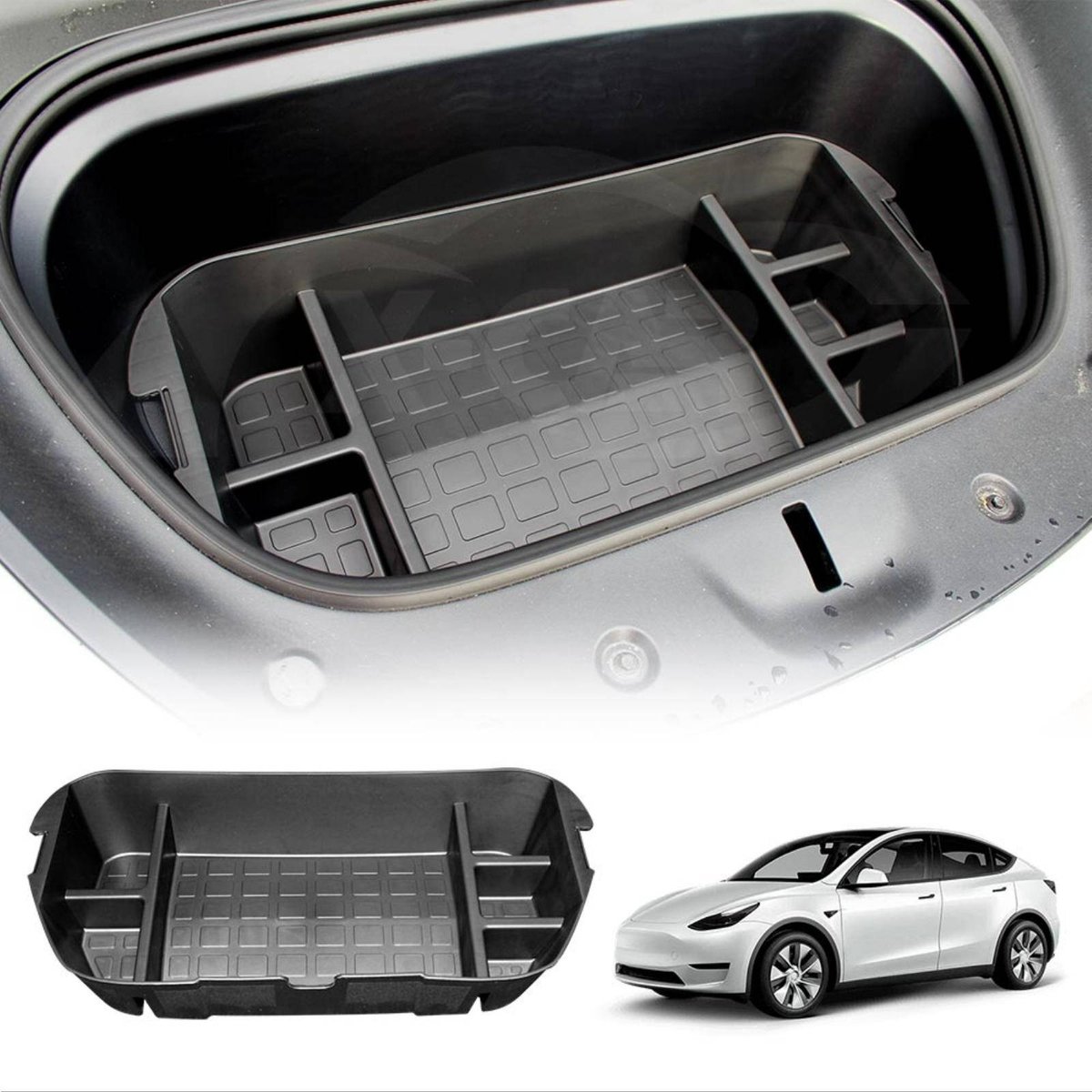 Tesla Model Y 2022-2024 Front Trunk Cargo Organizer Frunk Storage Box ...