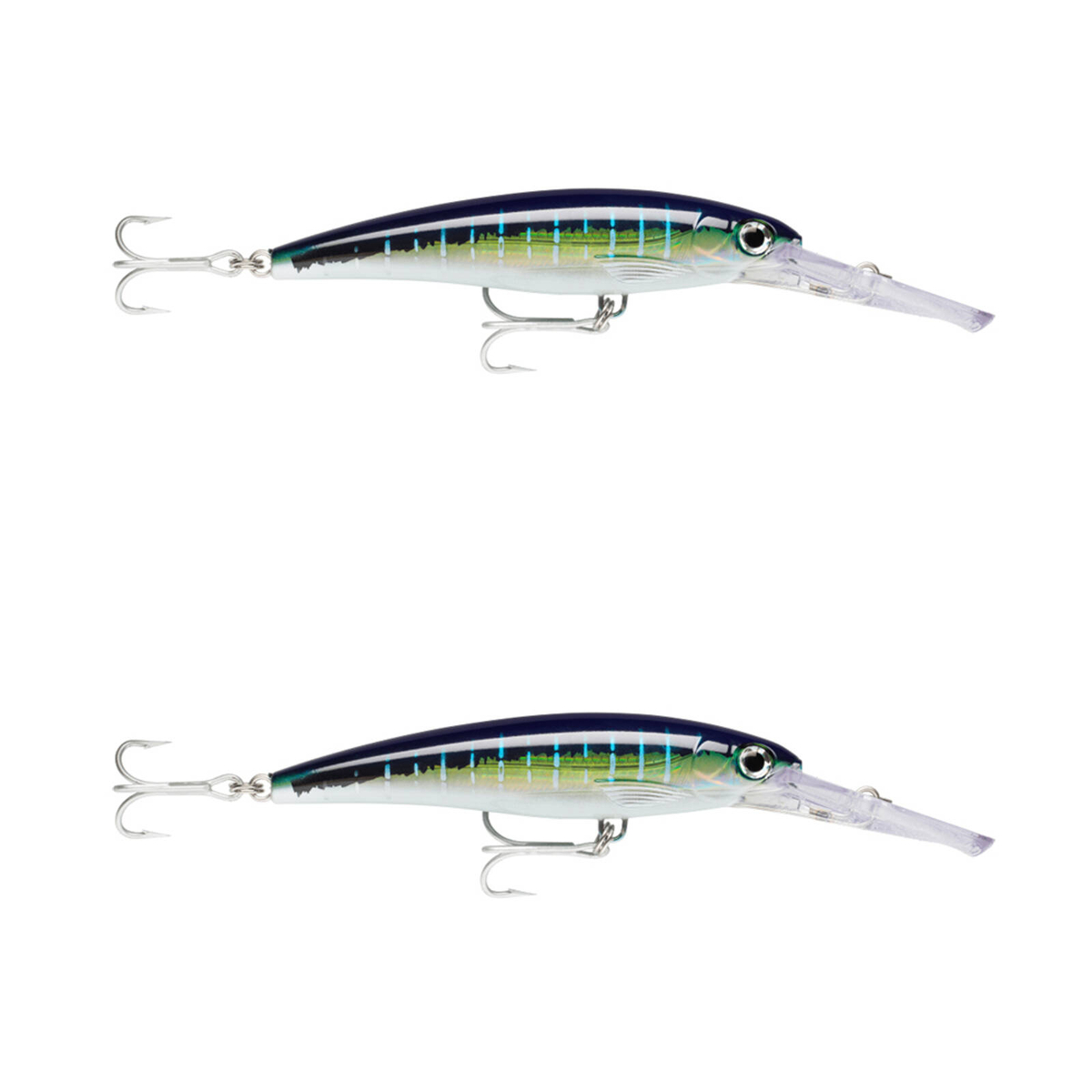 2x Rapala 12cm X Rap Magnum 15 Deep Diving Trolling Lures - Sailfish UV ...