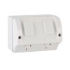 Deta White Double Weatherproof Power Point - Single Pack - Bunnings ...