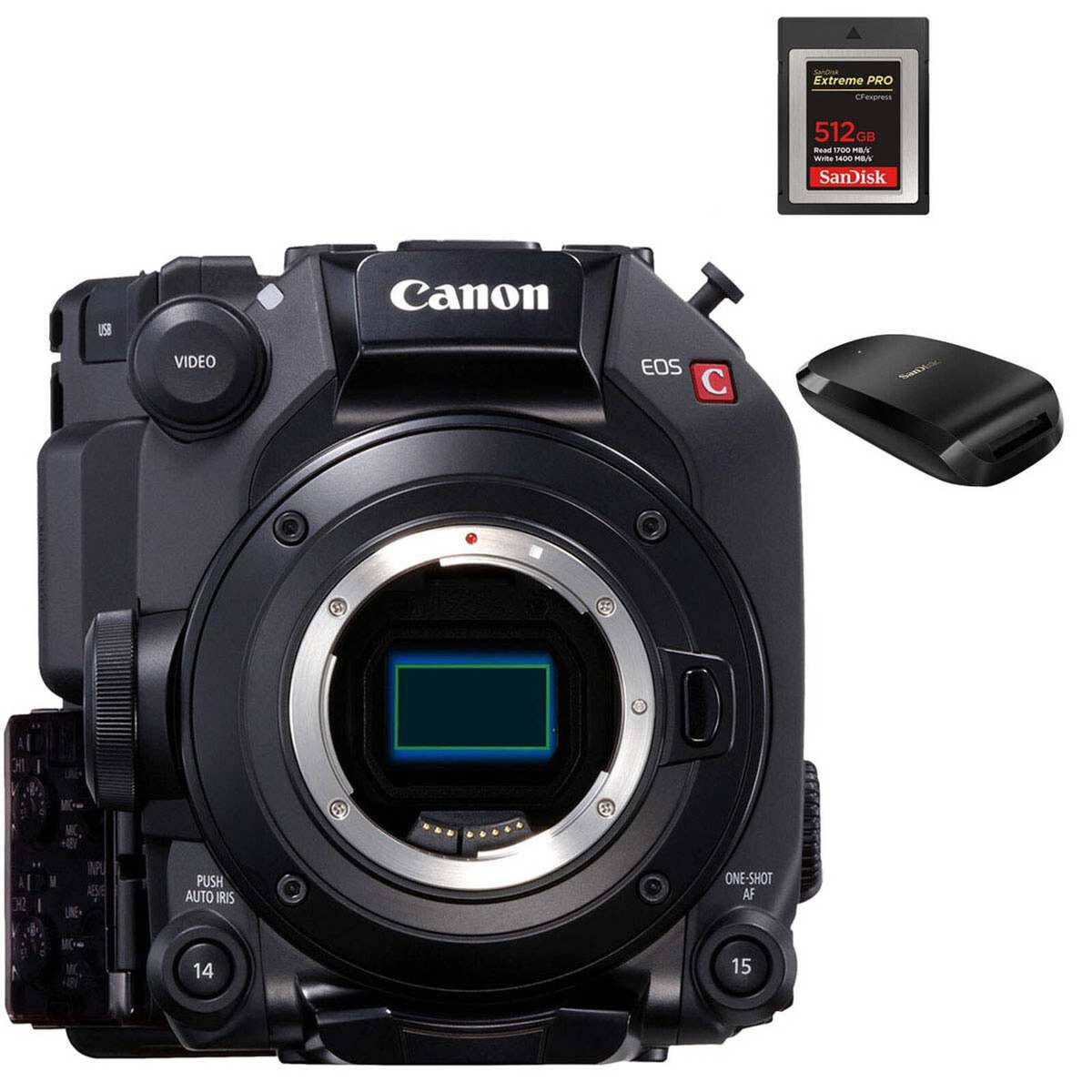 Canon C300 Mark III body + 3x 512GB CFExpress Cards & Reader - Bunnings ...