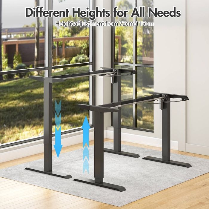 Advwin Standing Desk Frame Electric Height Adjustable Sit Stand Desk ...