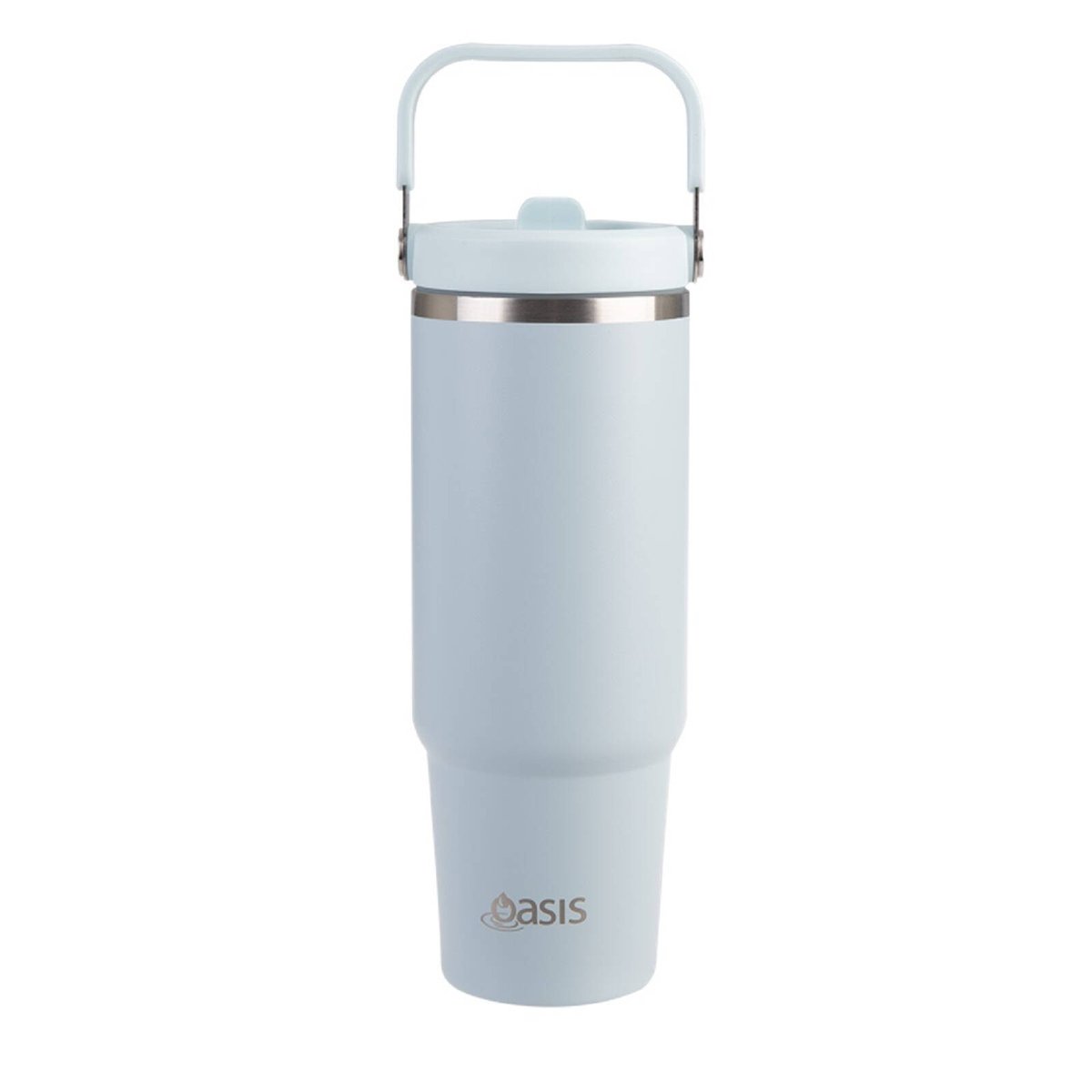 Oasis Stainless Steel Voyager Tumbler with Handle 900ml - Sea Mist ...
