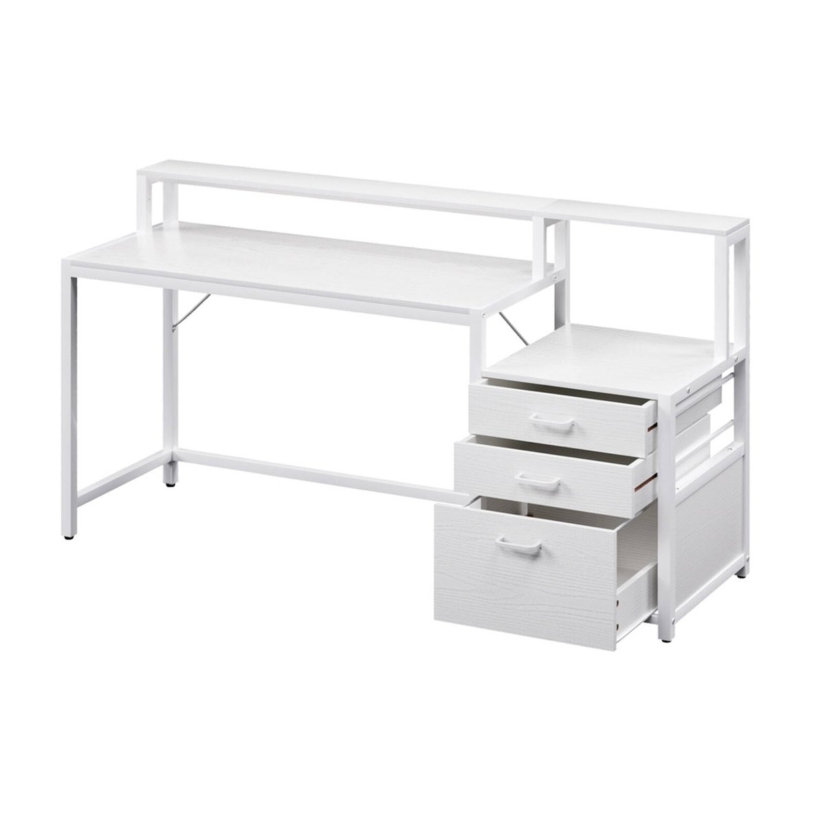 Artiss Computer Desk Home Office Study Table Desks w/Drawers Open Shelf ...