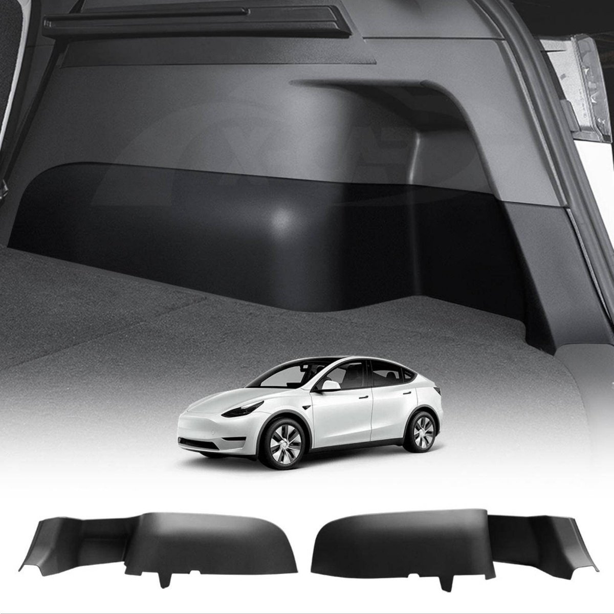 Tesla Model Y 2022-2025 Rear Trunk Boot Side Guard Protector Cover ...