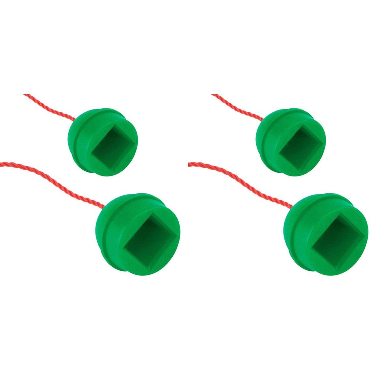 2x 2PK Formula Sports Rubber Chalk Holder w/ Rope - Green - Bunnings ...