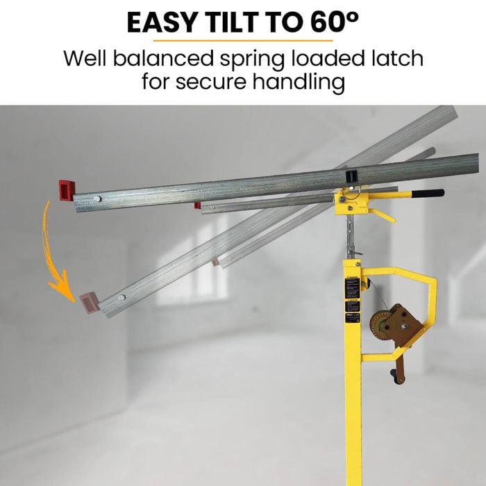 UNIMAC Drywall & Panel Lifter, 1200 x 3600 68kg Max Gyprock Sheet ...
