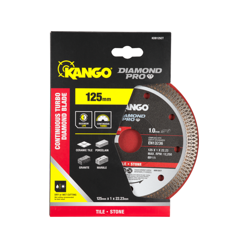 Kango 125mm Continuous Turbo Diamond Blade - Bunnings Australia