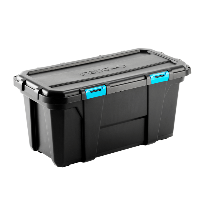 Inabox 65L Iron Black Heavy Duty Storage Container - Bunnings Australia