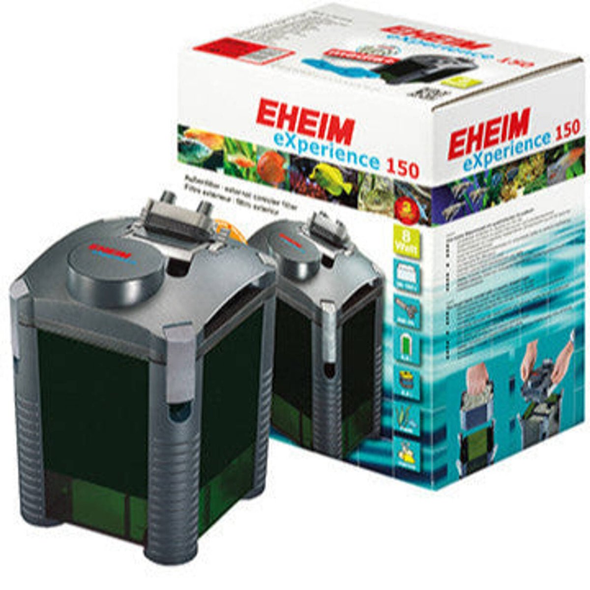 Eheim eXperience Pro 2422 150l 500l/h Aquarium Canister Filter - Media Included - Bunnings Australia