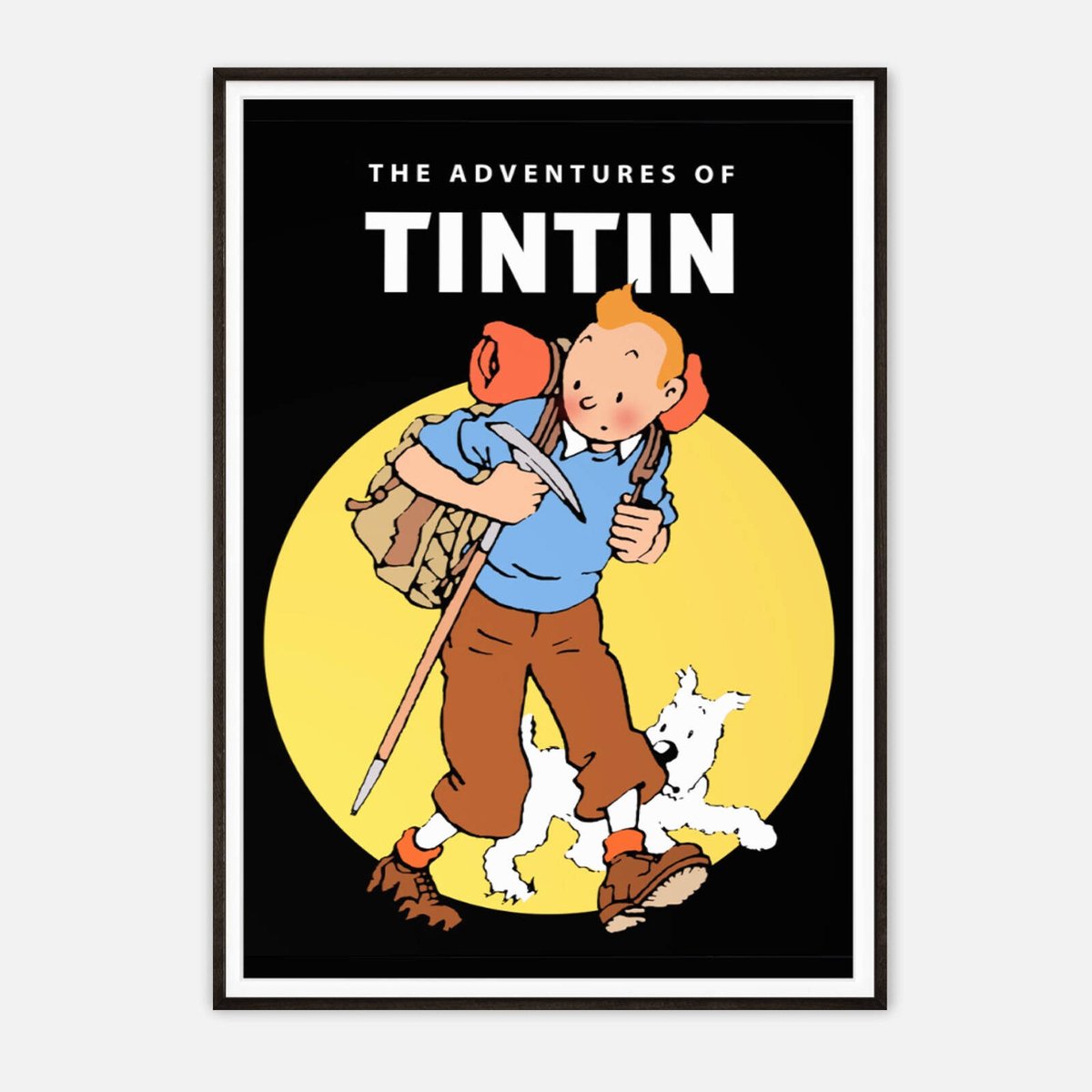 Galrie The Adventures of Tintin Classic Comic Art Print Nostalgic Decor ...