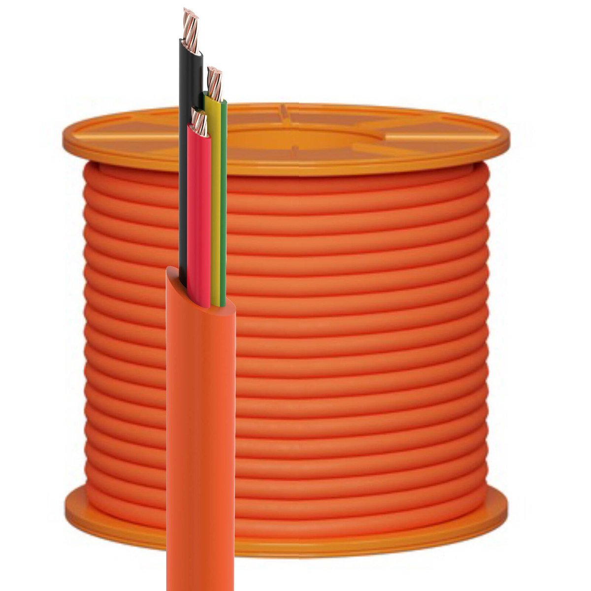 Deta 20m 450/750V V90 4.0mm 2-Core+E 1-Phase Cable - Bunnings Australia