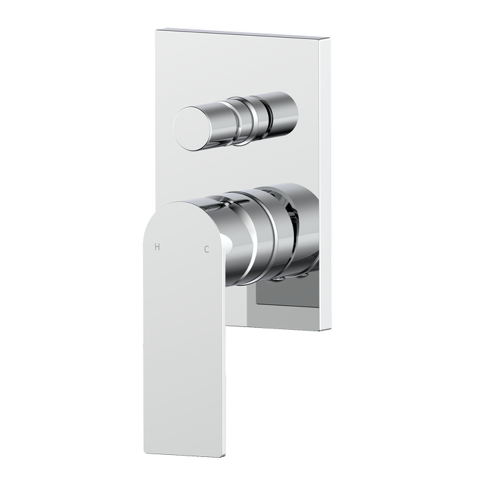 Mondella Chrome Rococo Bath/Shower Diverter Mixer - Bunnings Australia