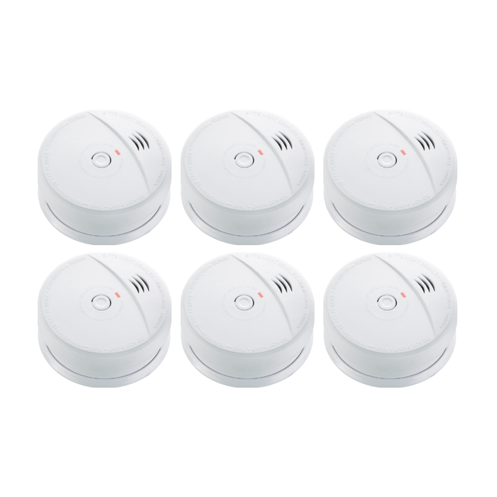 FirePro 9V Photoelectric Smoke Alarm - Pack of 6 - Bunnings Australia