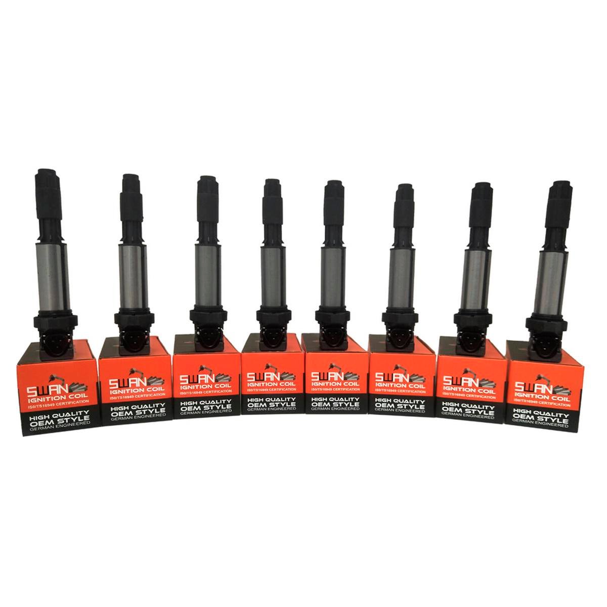 8-Pack SWAN Ignition Coil for BMW 540i, 545i, 550i, 645Ci & 650i ...