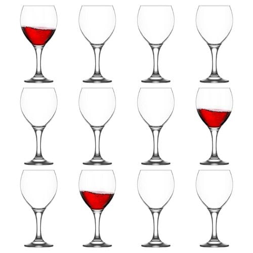 Misket Red Wine Glasses - 365ml - Pack of 12 - Bunnings Australia