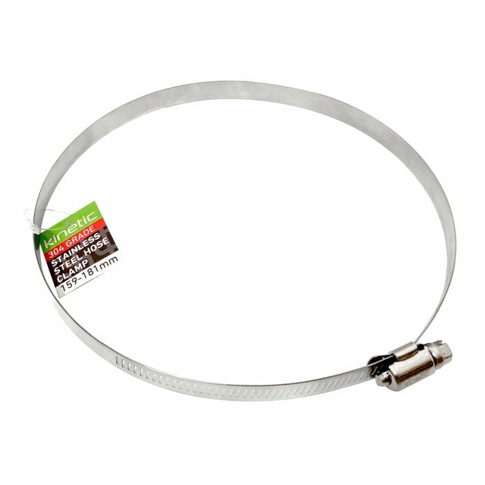 Kinetic 159-181mm 304 Stainless Steel Hose Clamp - Bunnings Australia