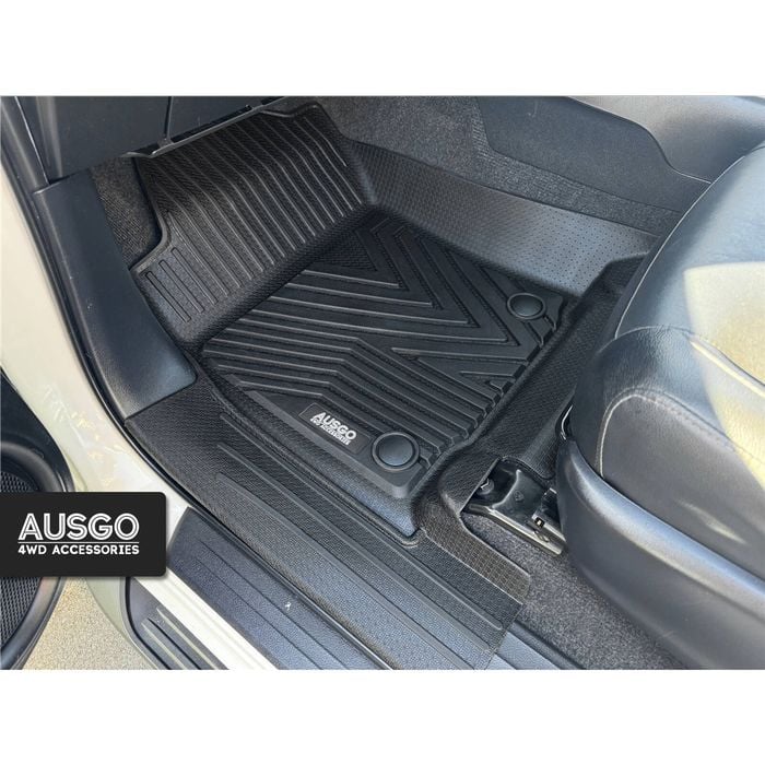 AUSGO 5D Injection Car Floor Mats for Toyota Hilux Auto Trans Dual Cab ...