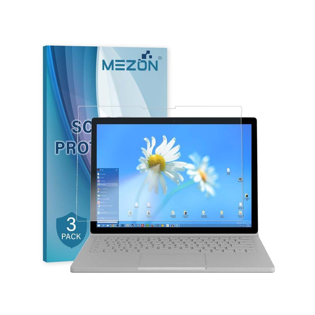 3 Pack MEZON Microsoft Surface Book 2 (13.5") Anti-Glare Matte Film ...