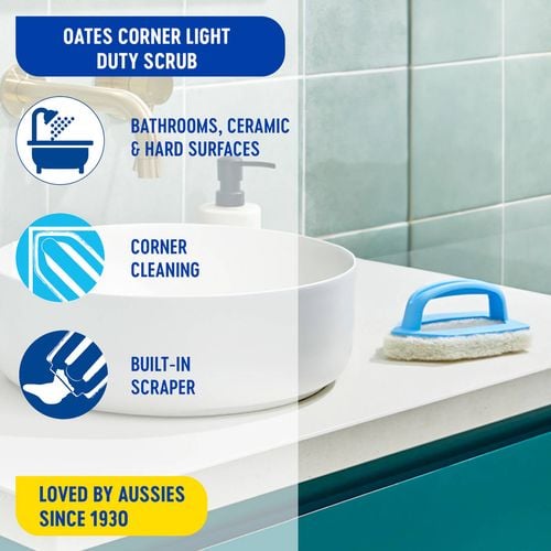 Oates Premium Light Duty Corner Scrubber - Bunnings Australia