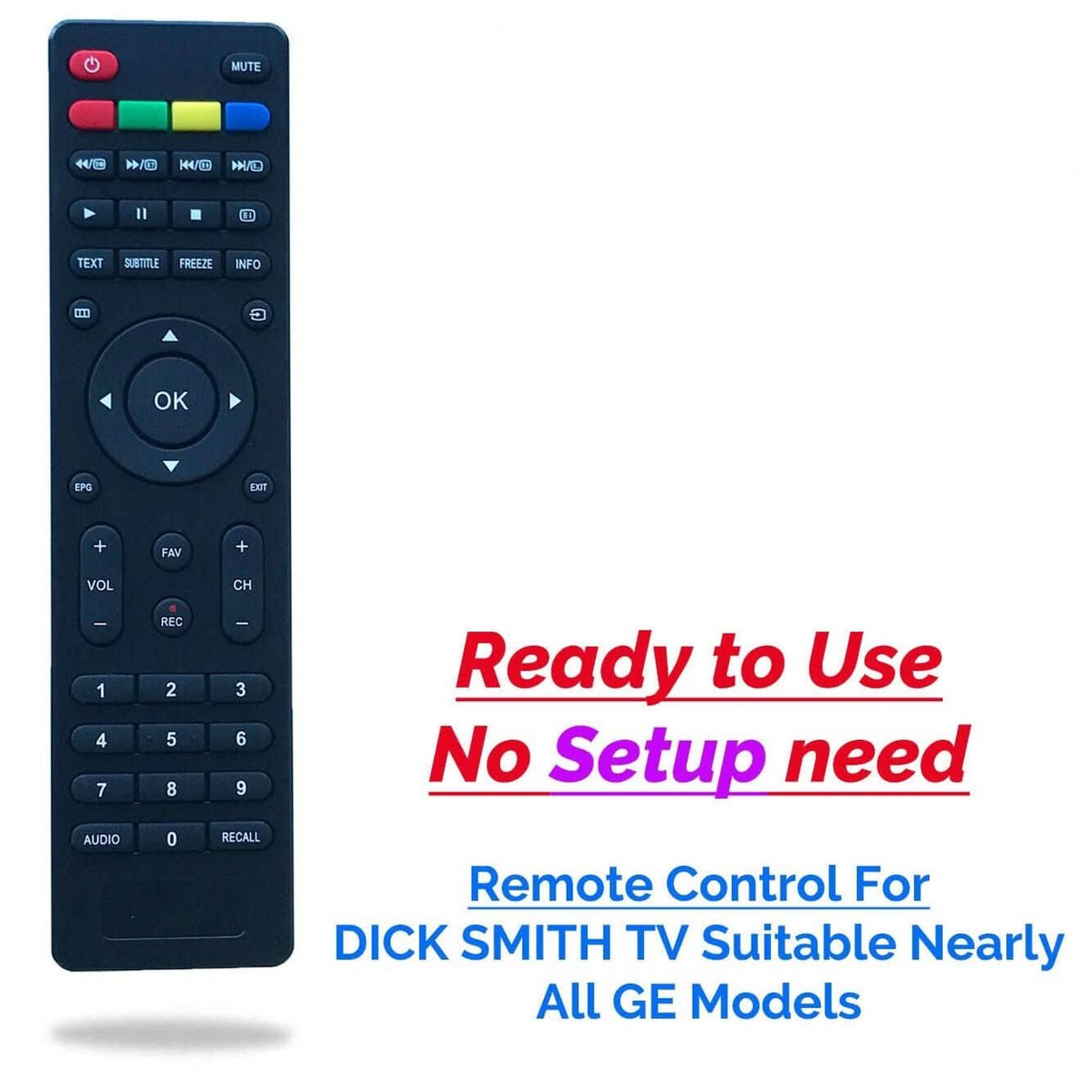 Dick Smith TV compatible remote Control LCD DSE Multiple Model GE ...