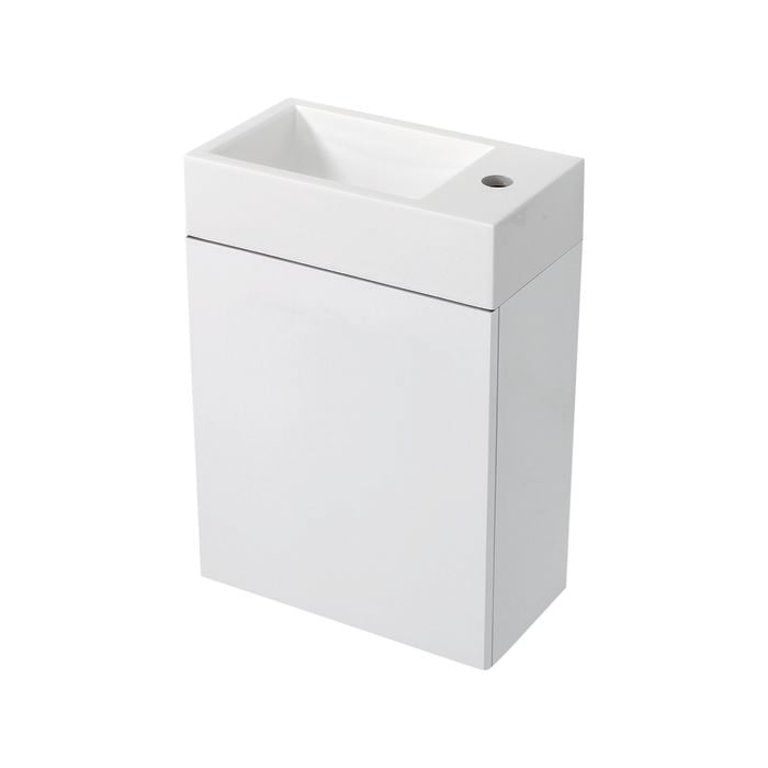 Mondella 400mm White Rococo Wall Hung Vanity - Bunnings New Zealand