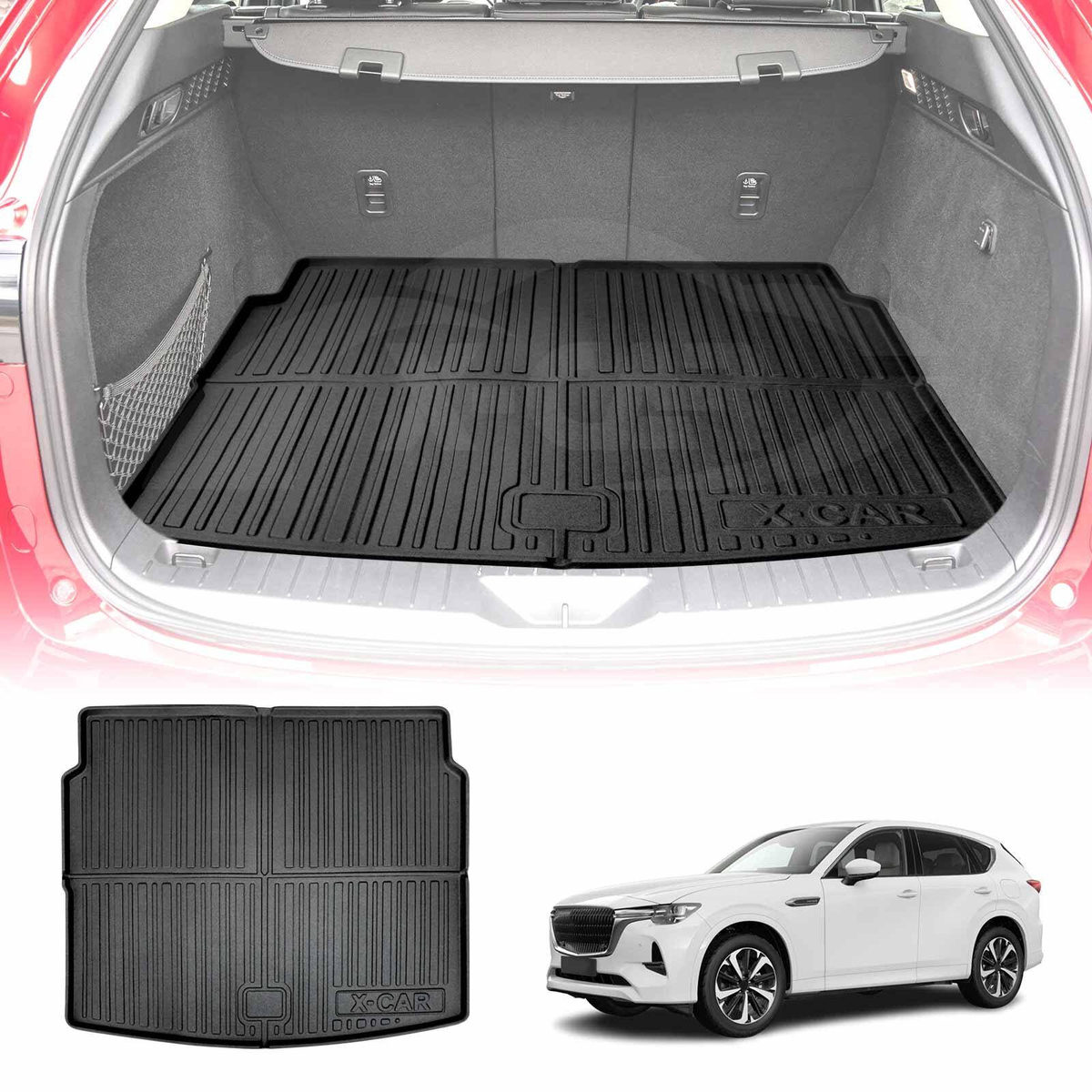 Boot Liner for Mazda CX-60 CX60 2023-2024 Heavy Duty Cargo Trunk Mat ...