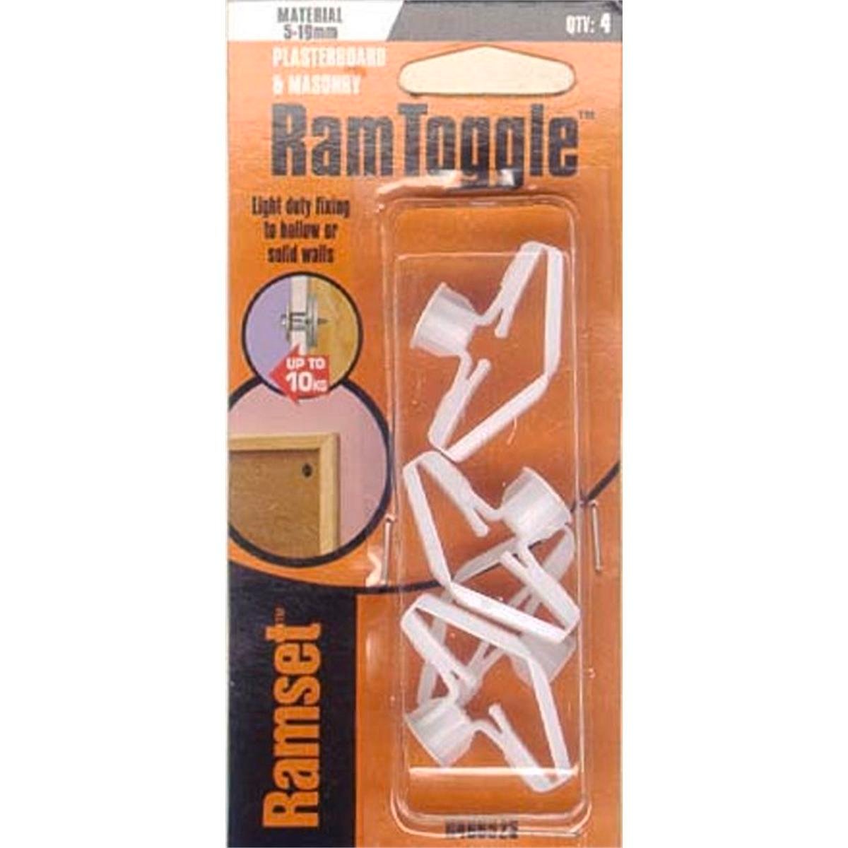 Ramset RamToggle 10mm 4pk - Bunnings New Zealand