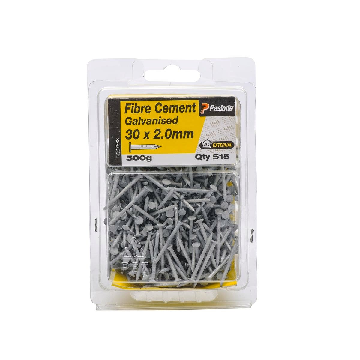 Paslode 30 x 2.0mm 500g Galvanised Fibre Cement Nails - 515 Pack ...