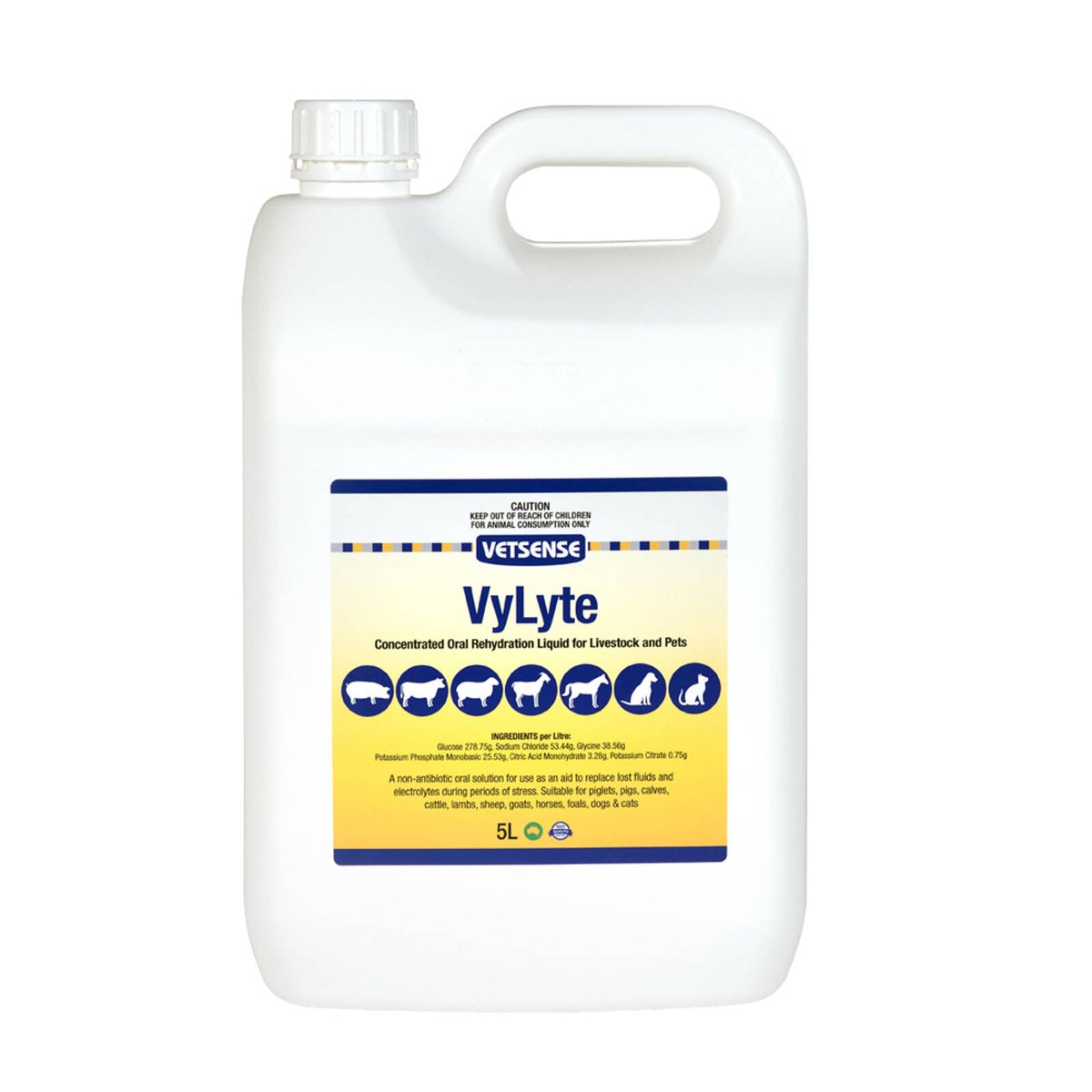 Vetsense VyLyte Concentrated Oral Rehydration Liquid for Livestock ...