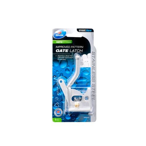 Zenith Latch Gate Improved Stainless Steel - Bunnings New Zealand