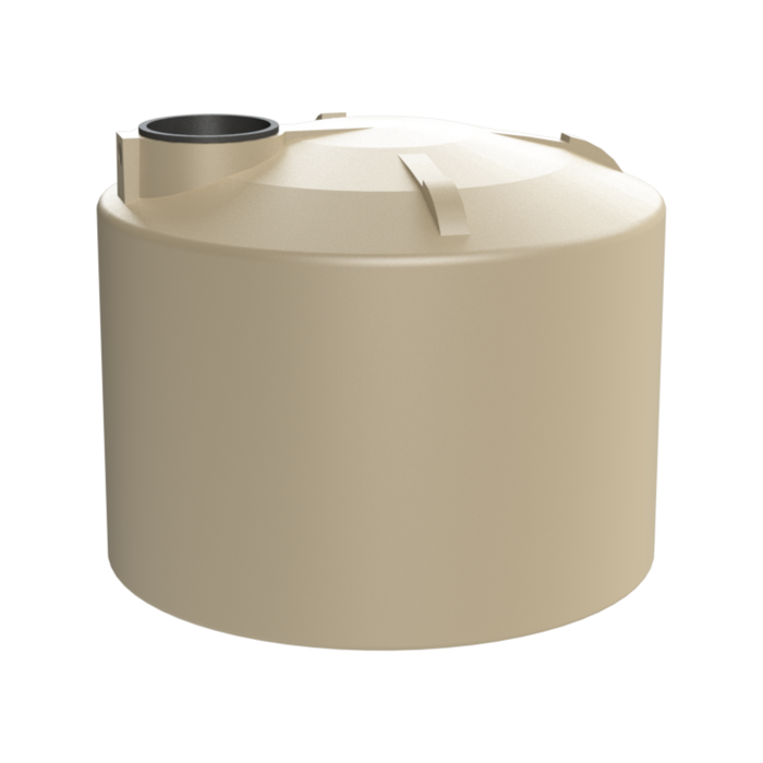 Melro Tanks 5000L Wheat Squat Round 5020 Poly Water Tank - Bunnings ...